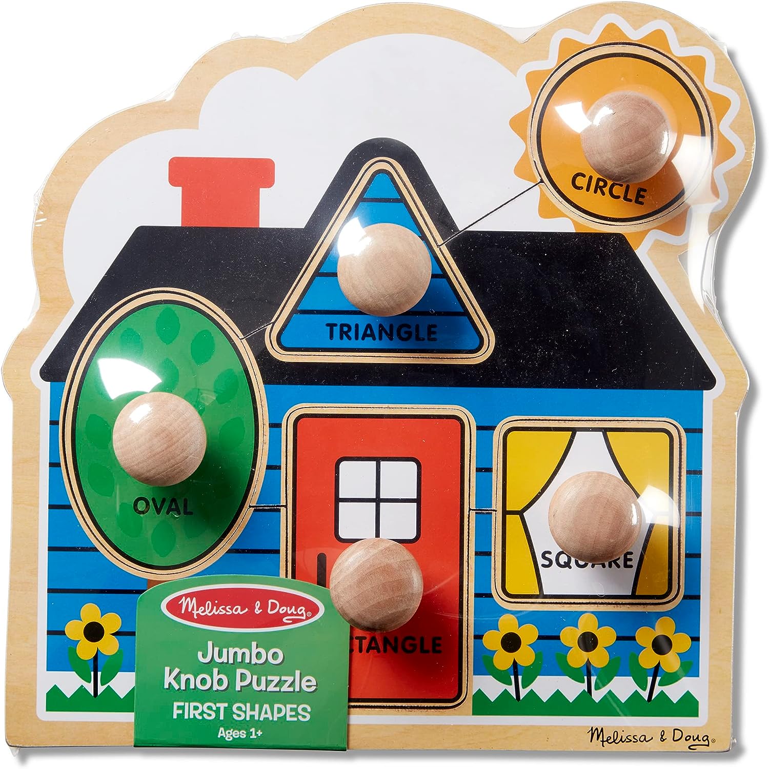 NHE Group | First Shapes Large Peg Puzzle - 5 Pieces