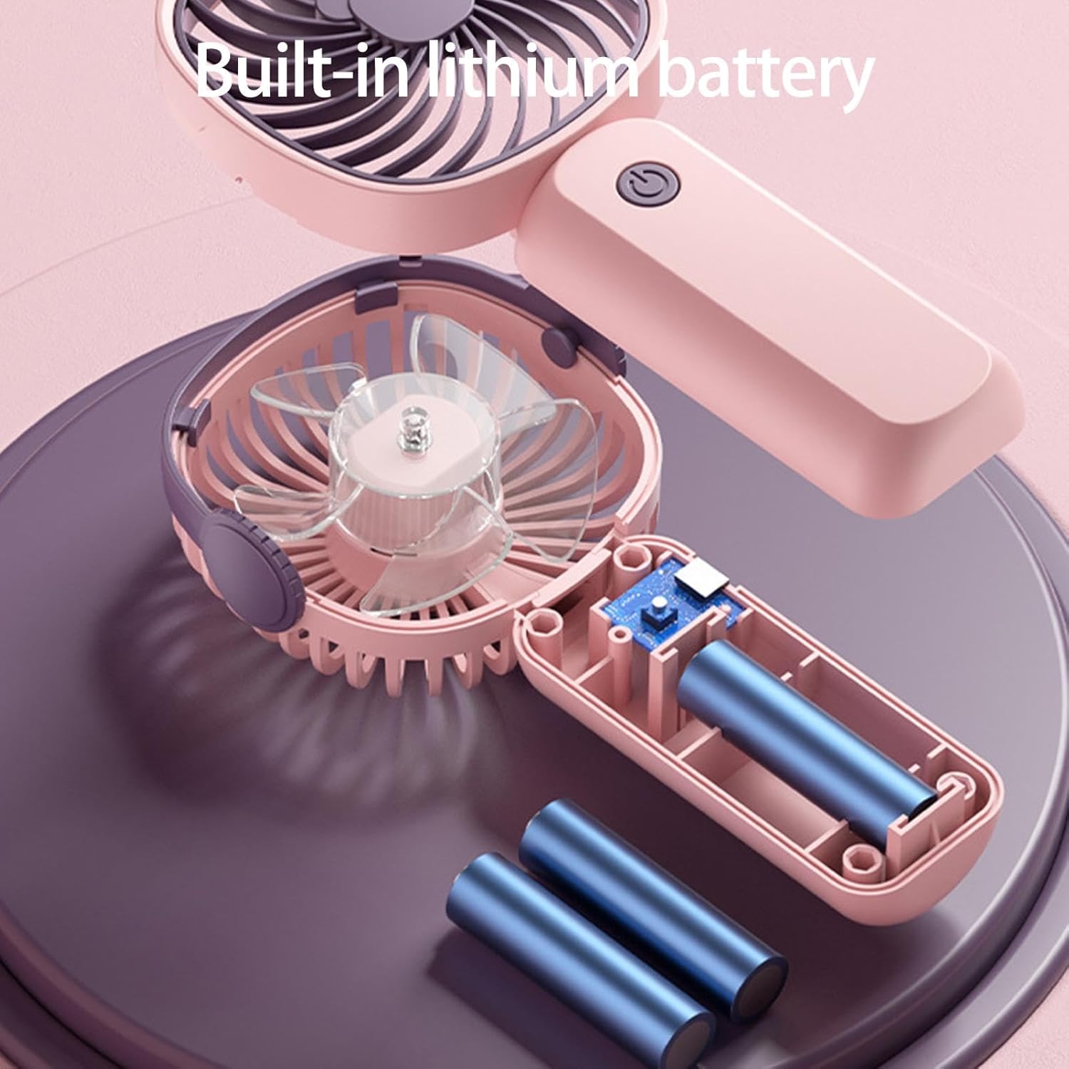NHE Group | NHE Portable Handheld Fan KLW-F8 - Pink