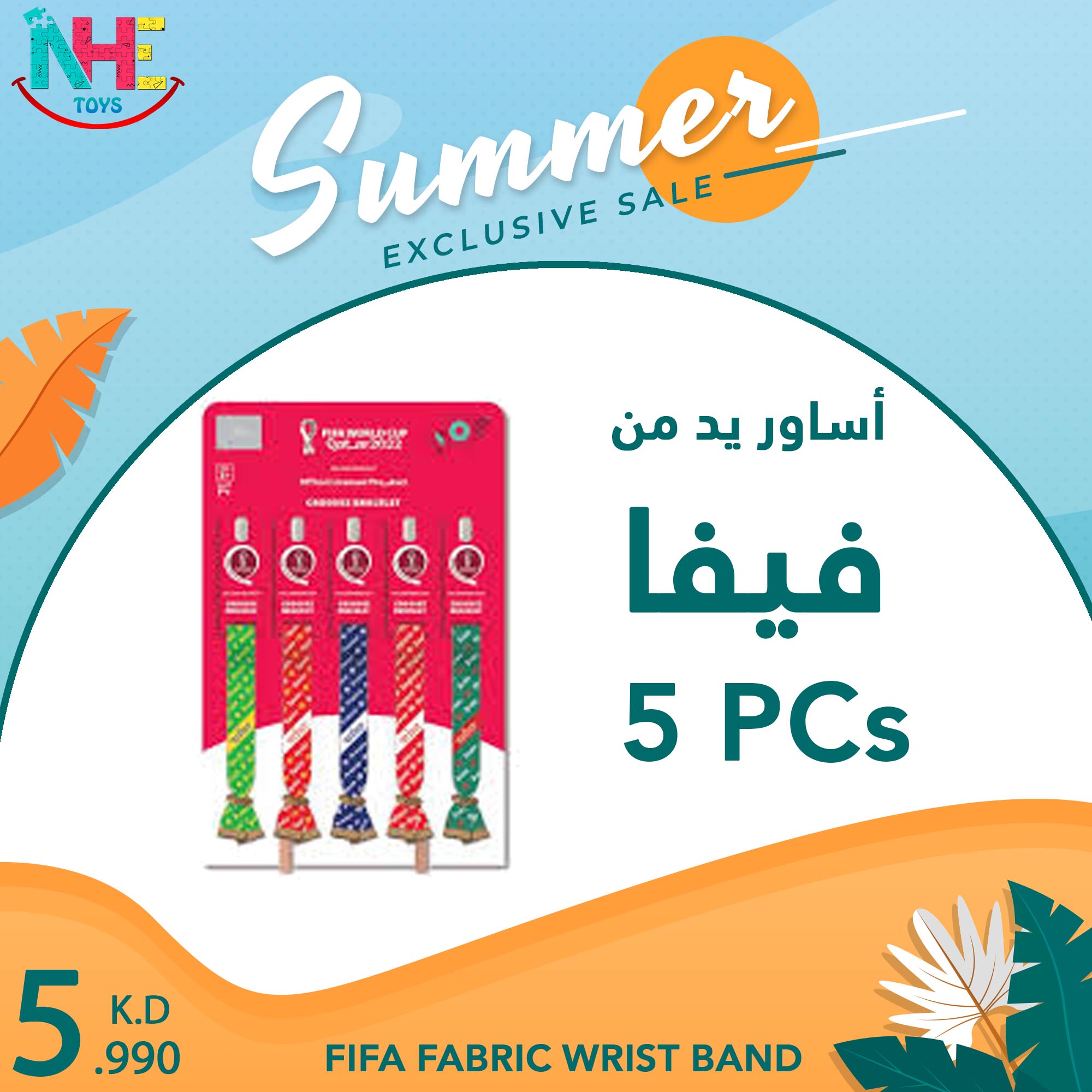 NHE Group | FIFA FABRIC WRIST BAND 5 PCs