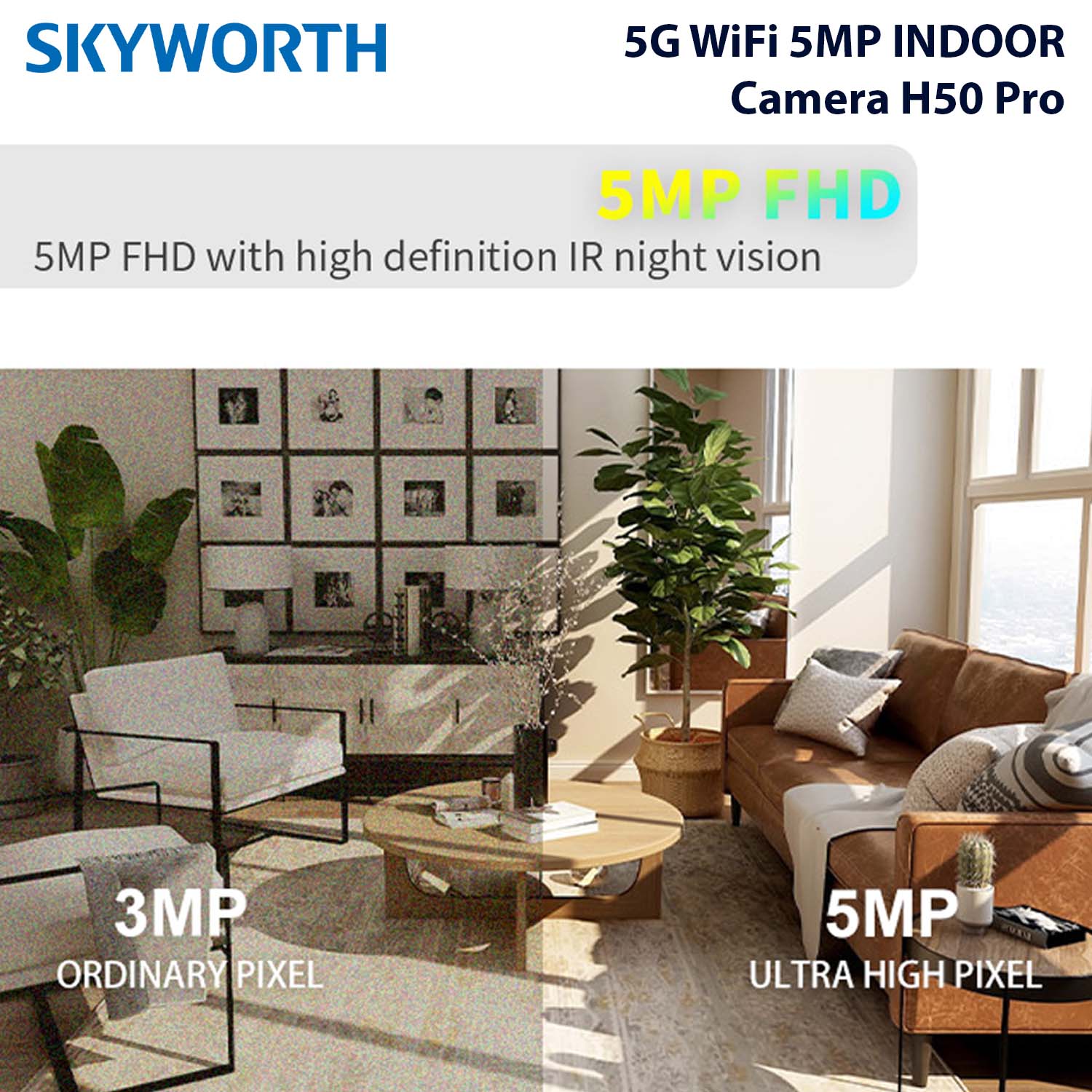 NHE Group | 2x Skyworth 5G WiFi 5MP IN Cam H50 Pro