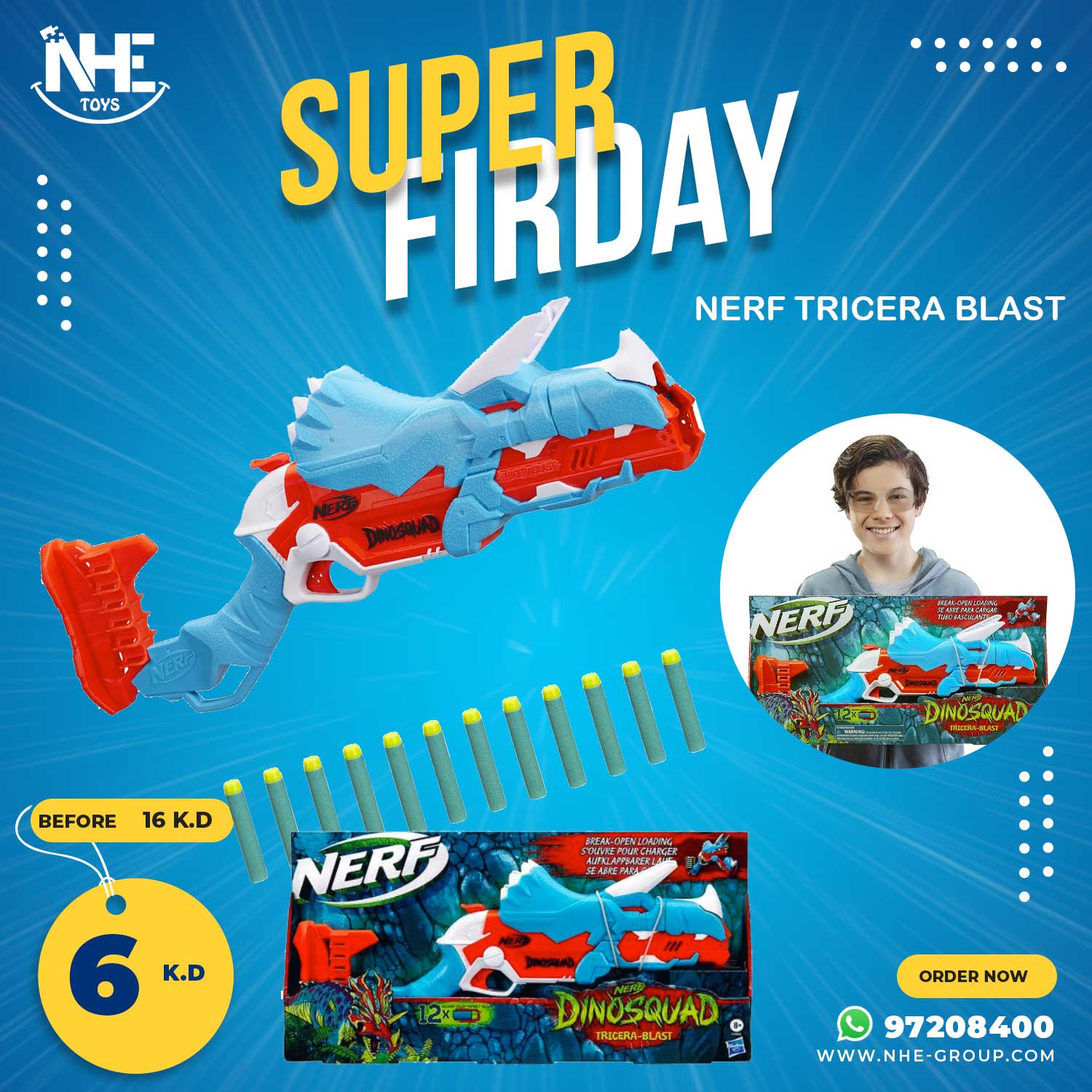 NHE Group | NERF TRICERA BLAST