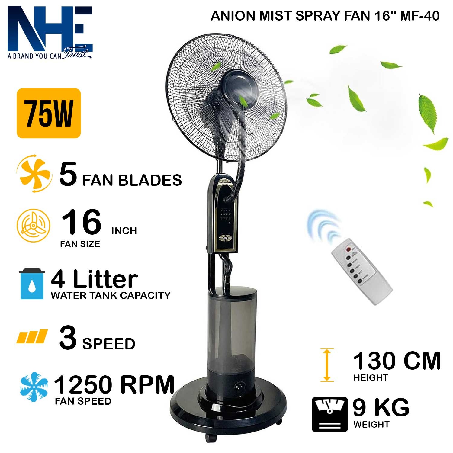NHE Group | NHE Anion Mist Spray Fan 16