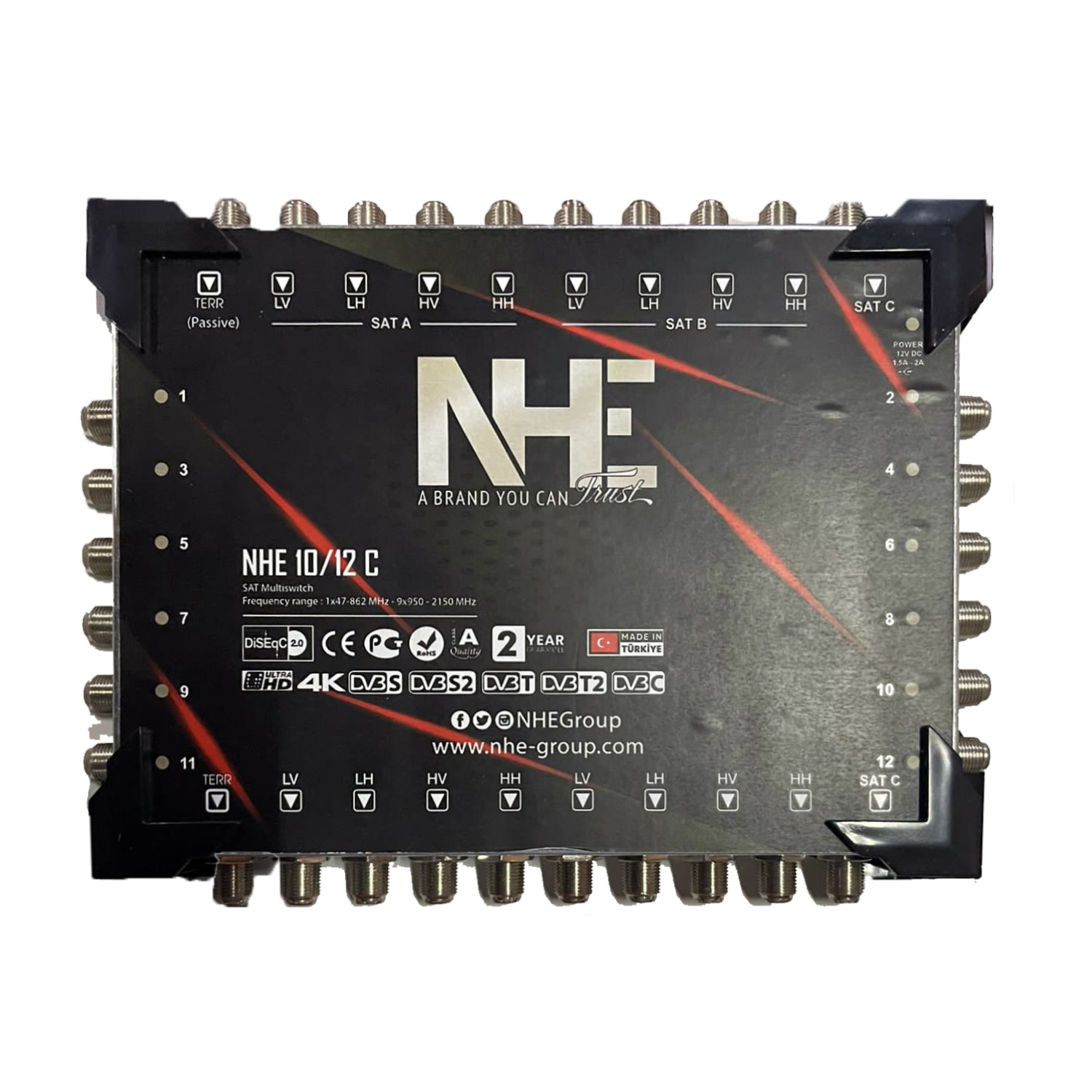 NHE Group | NHE Satellite Multiswitch 10X12