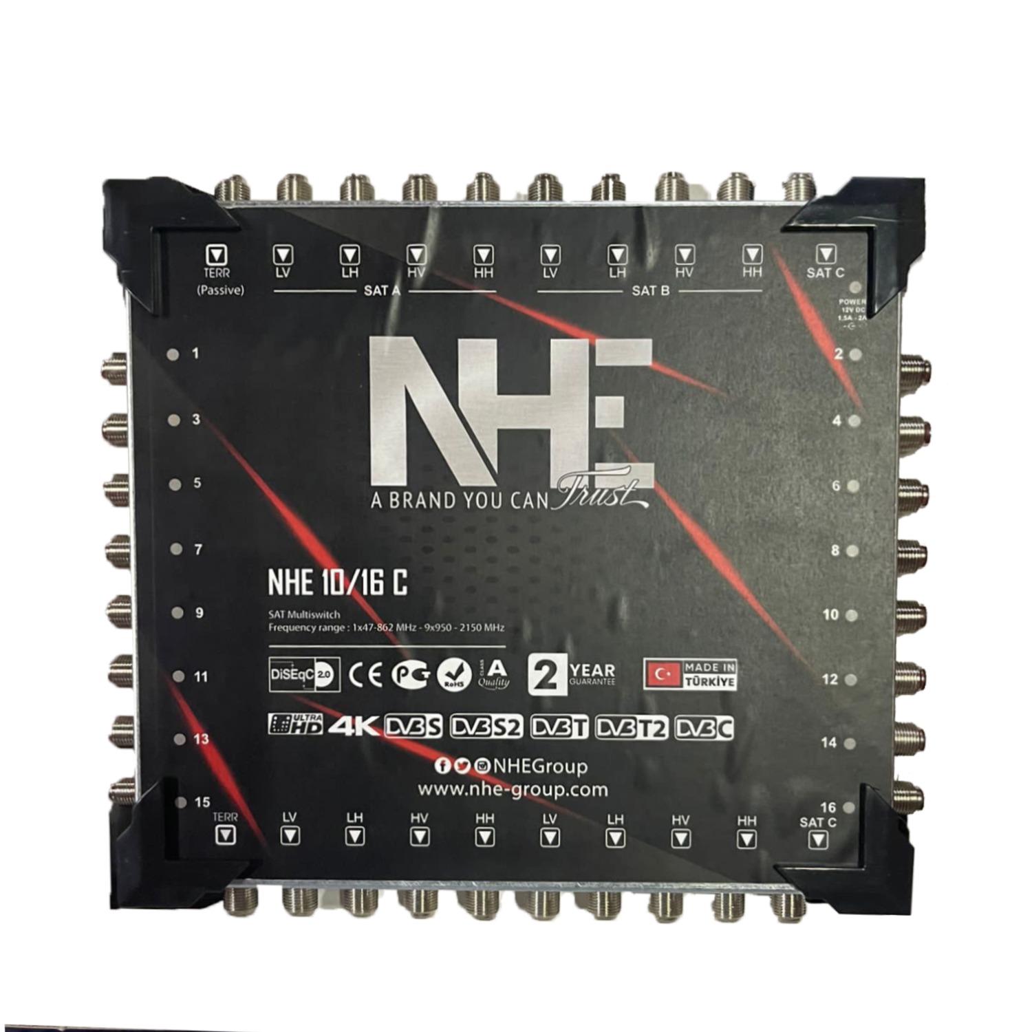NHE Group | NHE Satellite Multiswitch 10X16