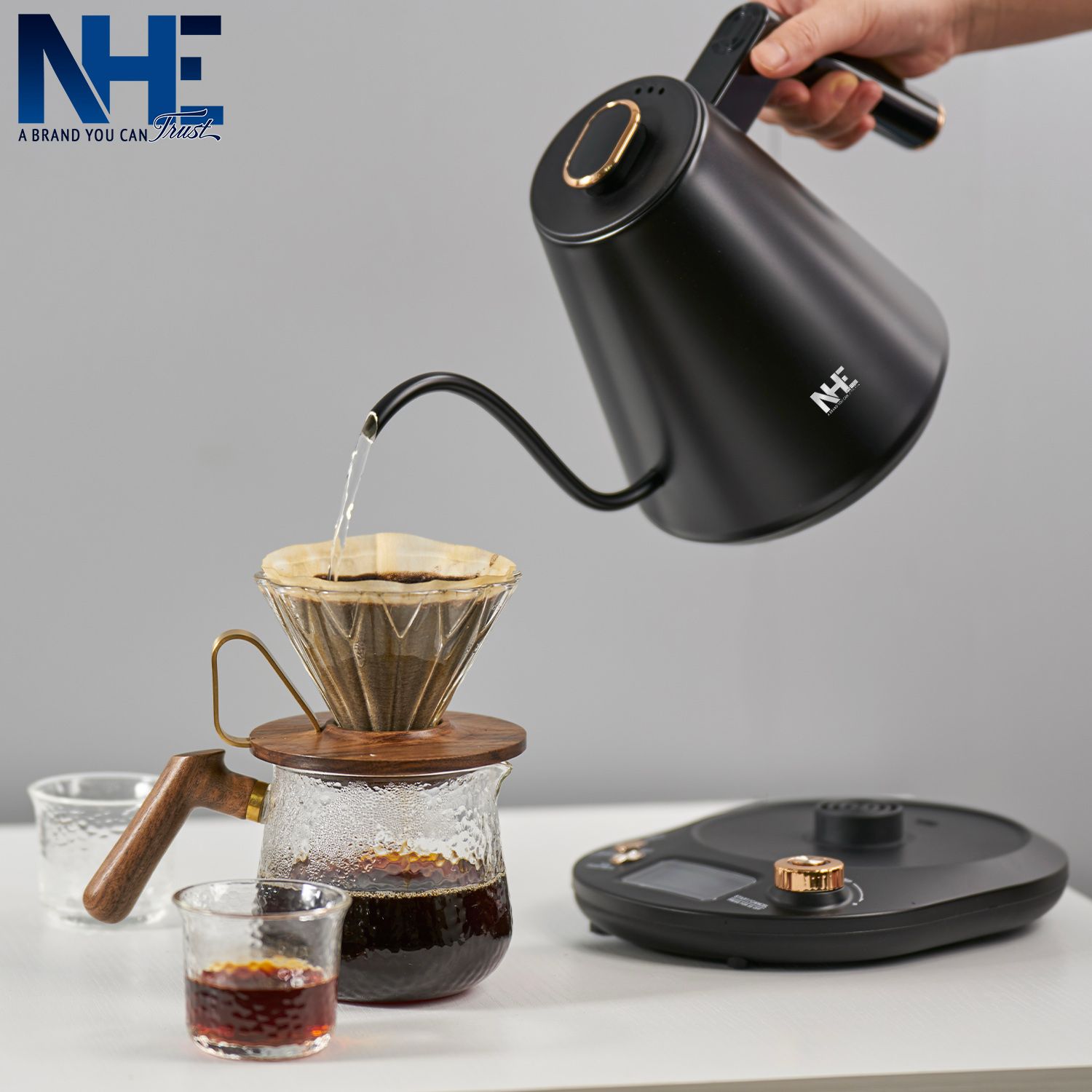 NHE Group | NHE Digital Gooseneck Kettle 1L NHGK 1024