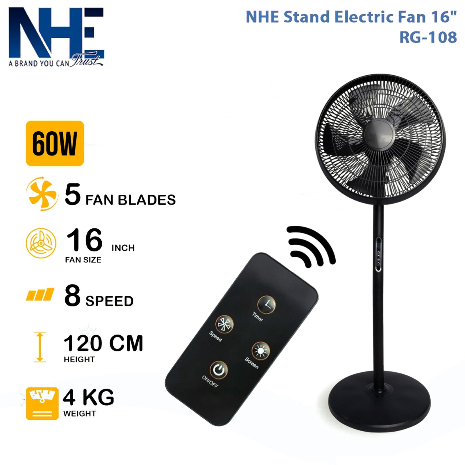 NHE Group | NHE Stand Electric Fan 16